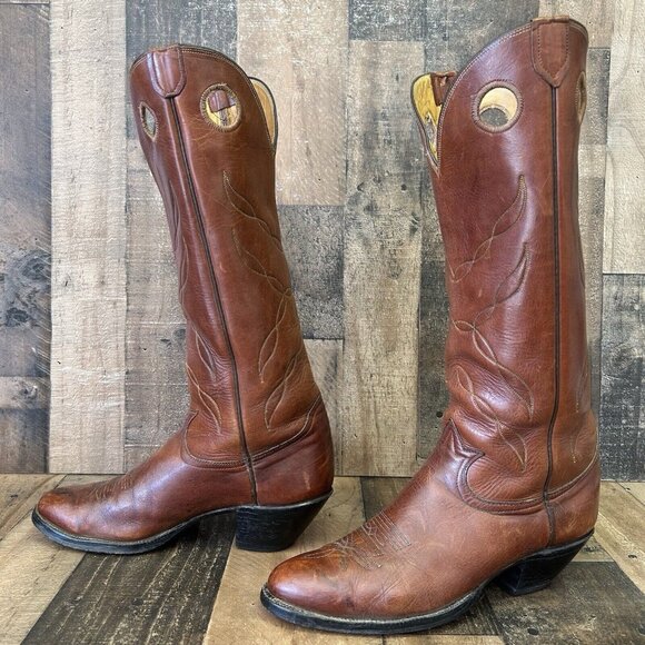 Tony Lama | Shoes | Tony Lama 642 Vintage Gold Label Buckaroo Tall ...